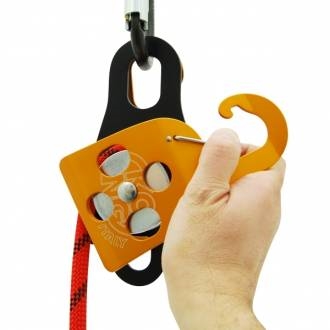 TWIN WIRE 82702OP00KK Openable double sheave aluminum pulley with high ...